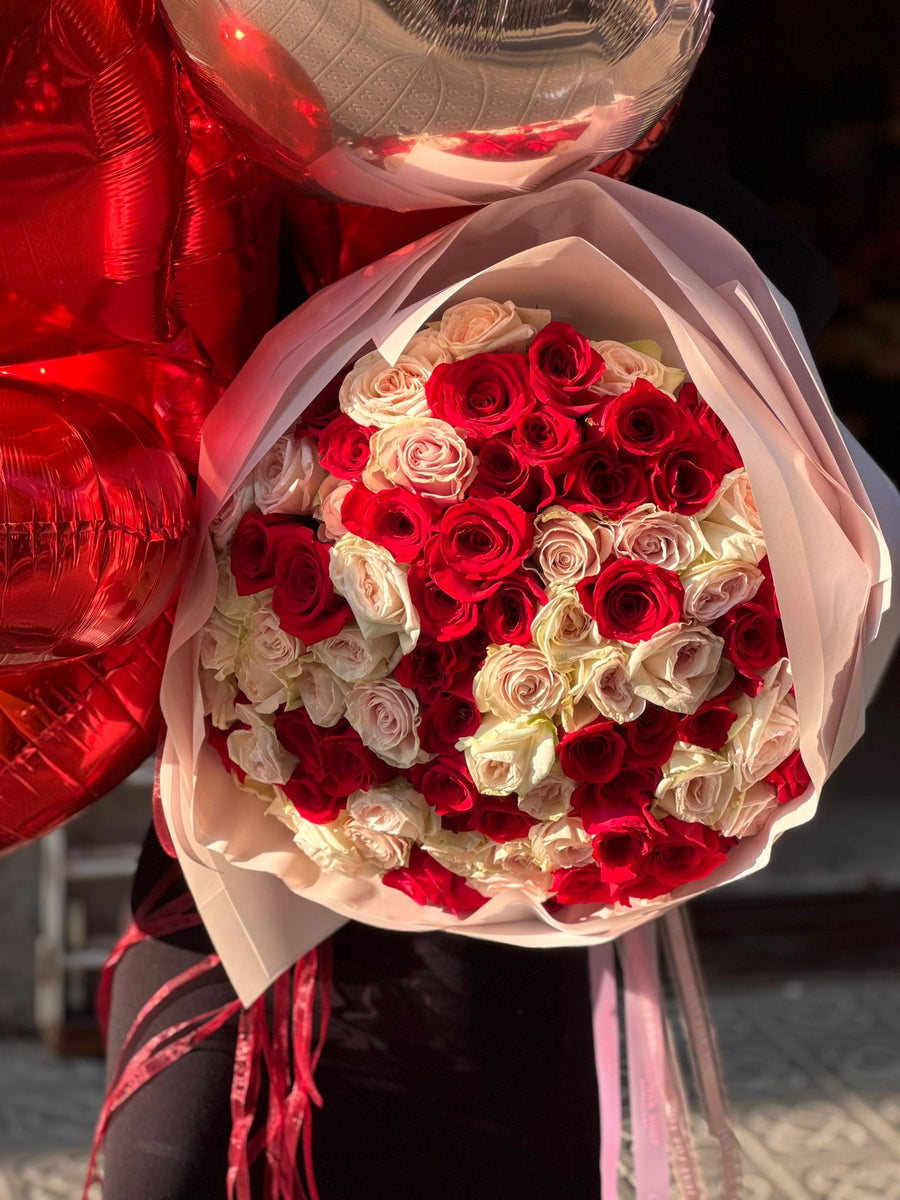 HOT MIX - 101 ROSES – Flower Shop Barcelona